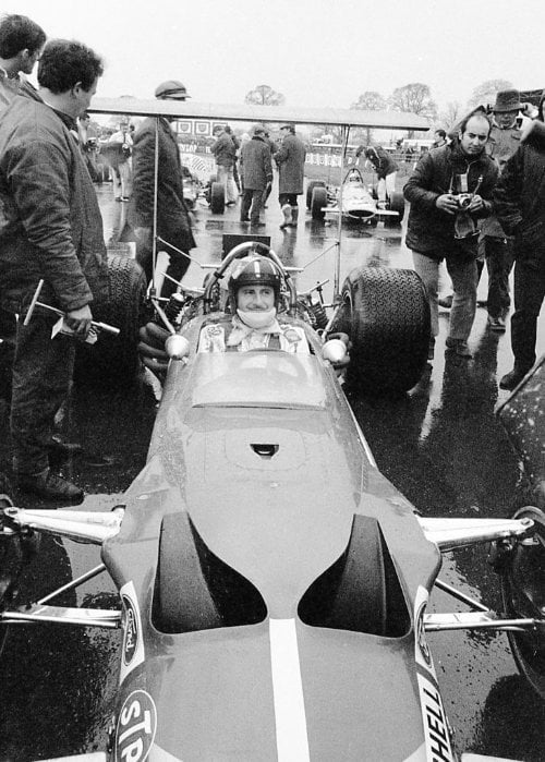 A photographers dream: the motorsport legend; Graham Hill